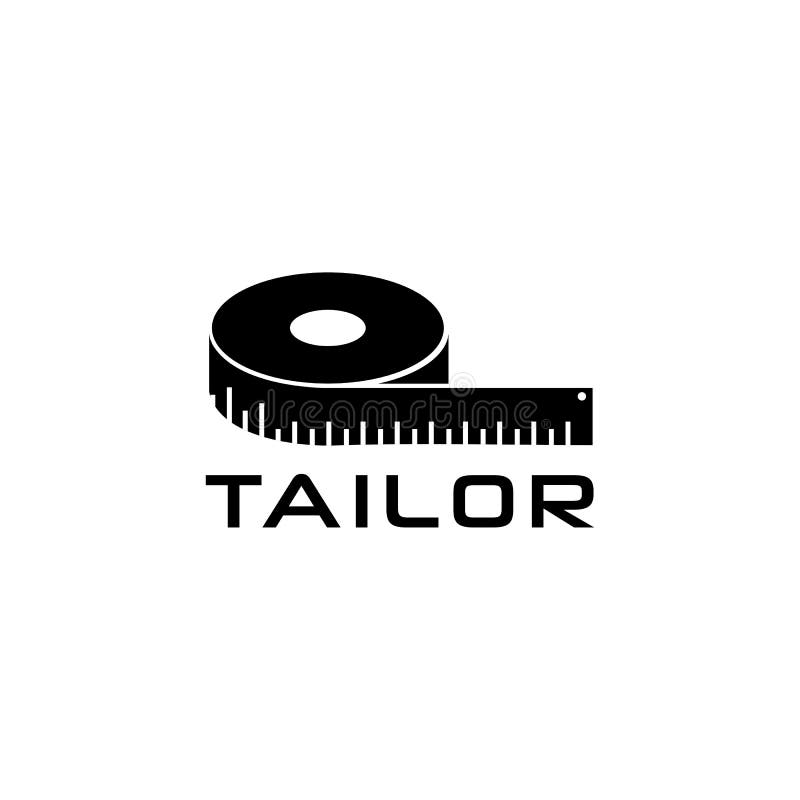 Tailor Ruler Icon Logo Design Stock Vector - Illustration of precision ...