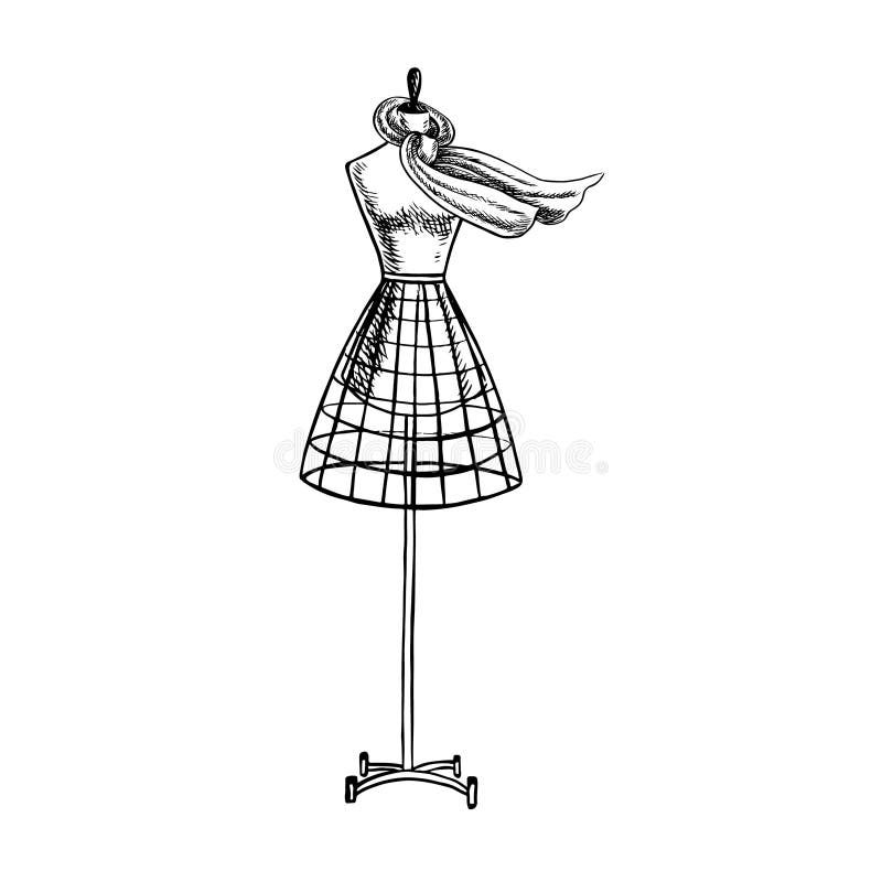 Female Torso Mannequin Vector Illustration Stock Illustrations – 1,001 ...