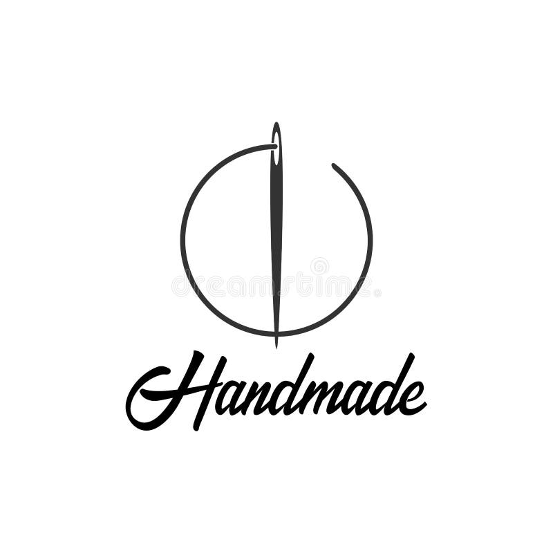 Tailor, Sewing, Handmade Logo or Emblem. Vector Illustration. Stock ...