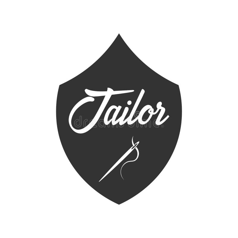 Tailor, Sewing, Handmade Logo or Emblem. Vector Illustration. Stock ...