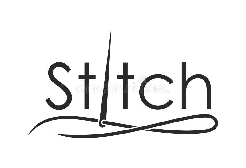 Tailor Shop, Embroidery and Stitch Icon, Emblem Stock Vector ...
