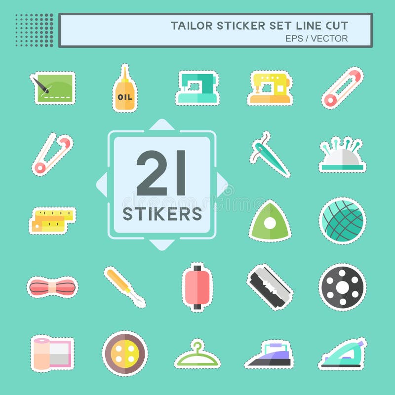 Tailor Sticker Stock Illustrations – 1,580 Tailor Sticker Stock ...