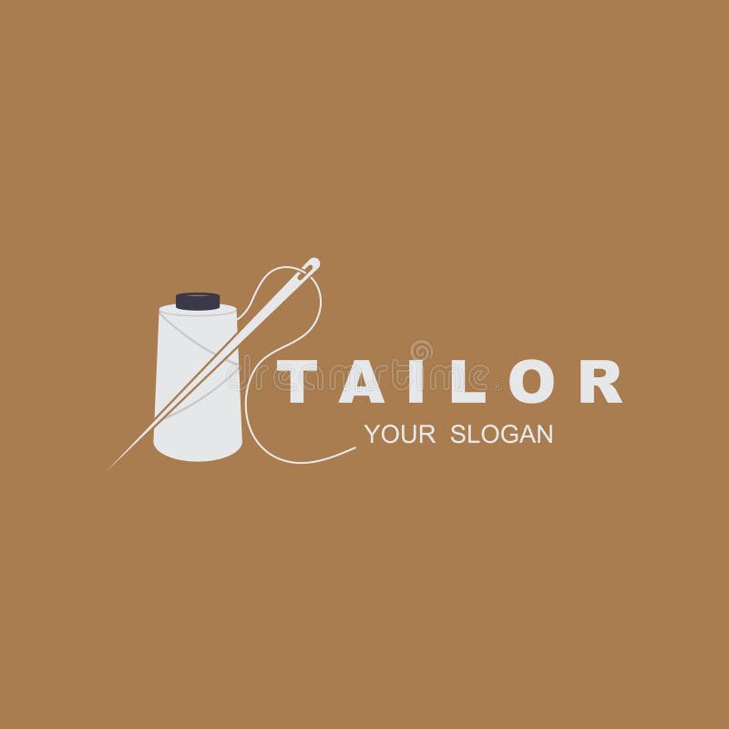 Tailor Vector Logo Design. Sewing Old Machine Icon Stock Vector ...