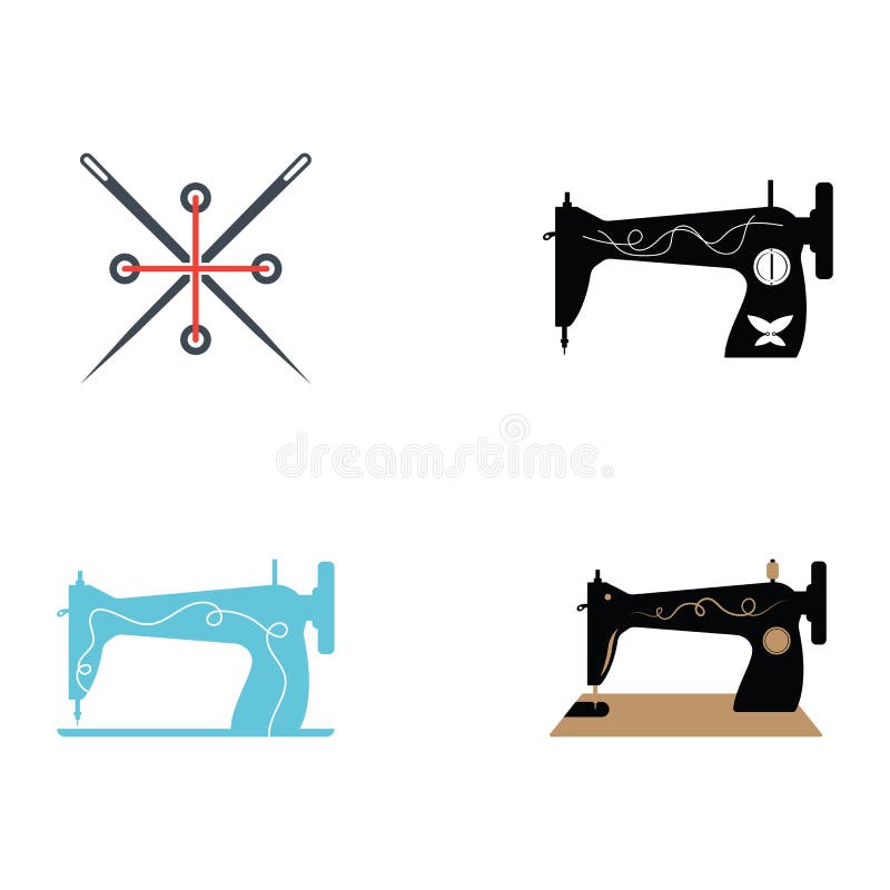 Vector Illustration Tailor Logo Template Stock Vector - Illustration of ...