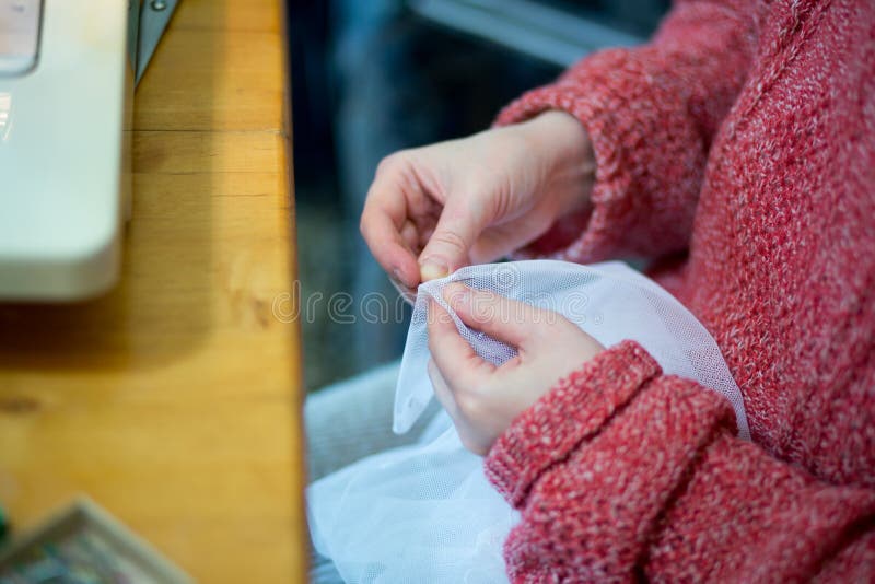 Tailor work. stock image. Image of female, drape, design - 38221073