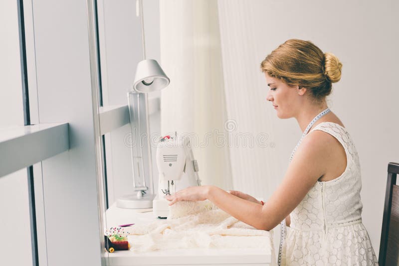 Tailor at work stock image. Image of copyspace, busy - 42488653