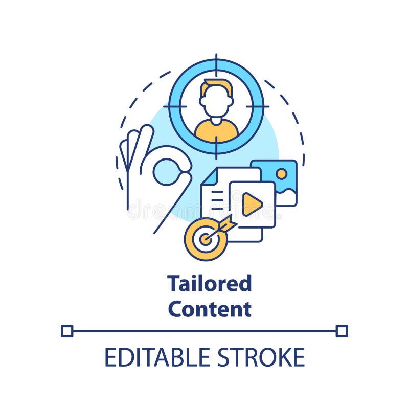 Tailored Content Stock Illustrations – 633 Tailored Content Stock ...