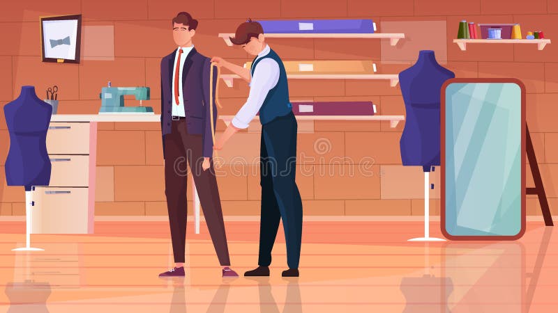 Atelier Background Illustration Stock Vector - Illustration of dress ...
