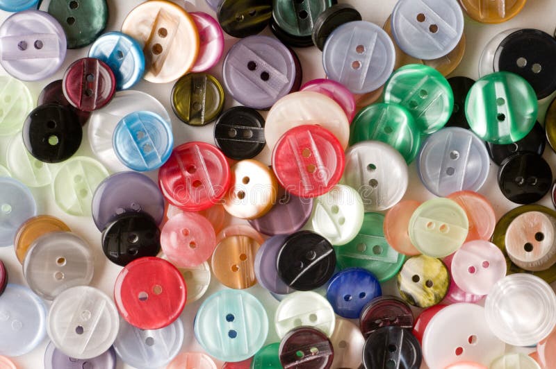 Collection of Vintage Buttons Stock Image - Image of colorful, abstract ...
