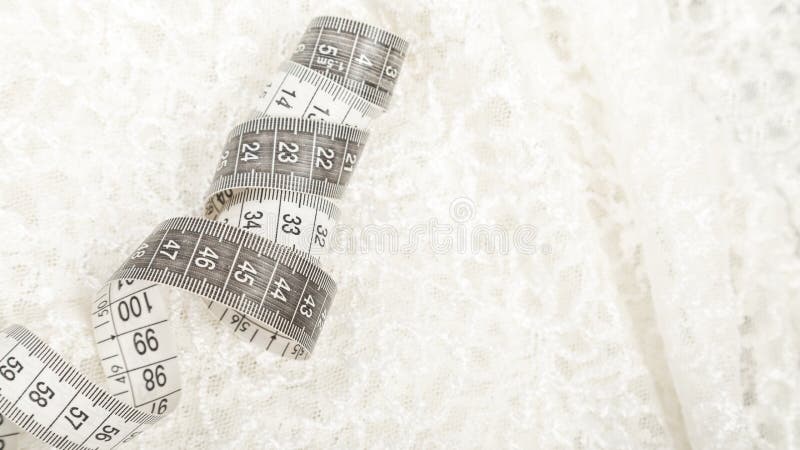 Tailoring Concept. Accessories for Sewing and Needlework. White Guipure ...