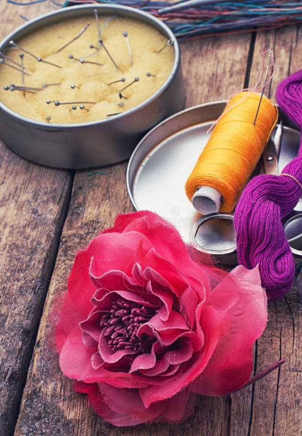 Tailoring stock image. Image of instrument, process, embroider - 35381697