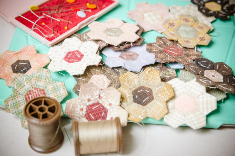 Tailoring Hobby Accessories. Sewing Craft Kit Stock Photo - Image of ...