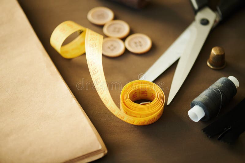 Tailoring Items stock photo. Image of pink, needle, objects - 10160160