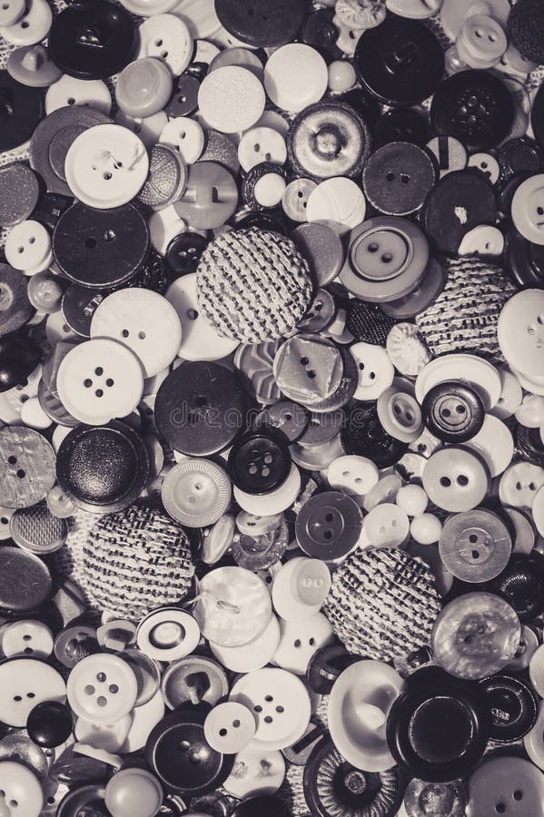 Tailoring Workshop. Vintage Buttons Stock Image - Image of boho, aged ...