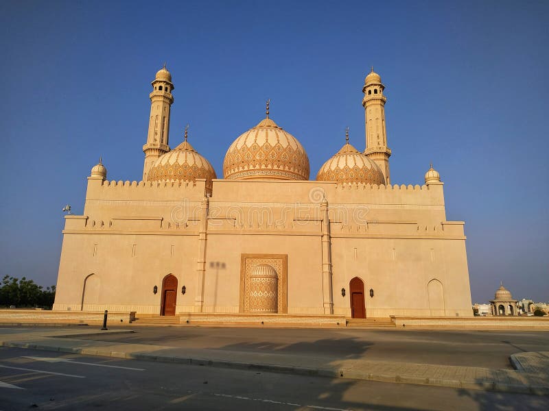 Taimur Bin Faisal Mosque, Mabela, Muscat, Oman Stock Photo - Image of ...