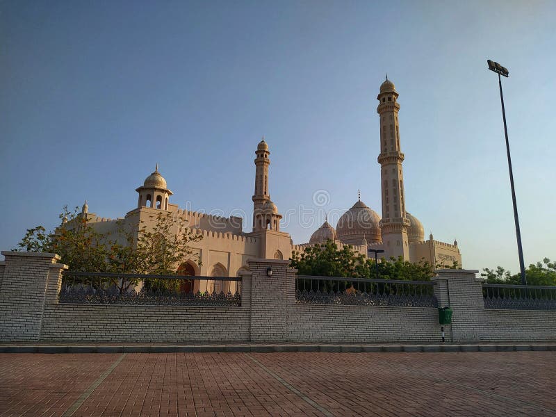Taimur Bin Faisal Mosque, Mabela, Muscat, Oman Stock Photo - Image of ...