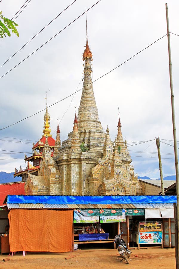 Tain Nan Pogada, Nyaungshwe, Myanmar Editorial Image - Image of ...
