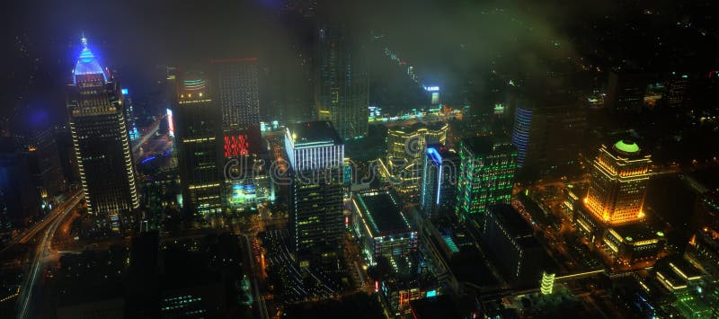 Taipei CBD Night View stock image. Image of high, beautiful - 52982647