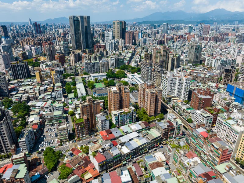 Taipei city downtown stock image. Image of asia, scene - 260972763