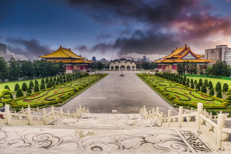 Taipei, Freedom Square. Taiwan Stock Image - Image of architecture ...