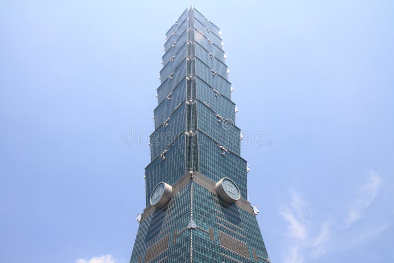 Taipei 101, High Rise Building in Taiwan Stock Photo - Image of ...