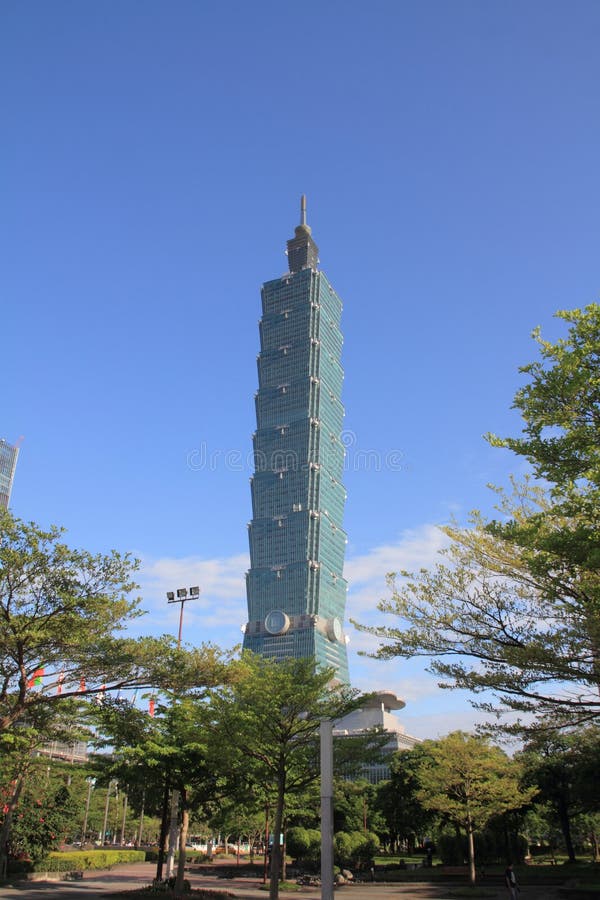 Taipei 101, High Rise Building in Taiwan Stock Image - Image of rise ...