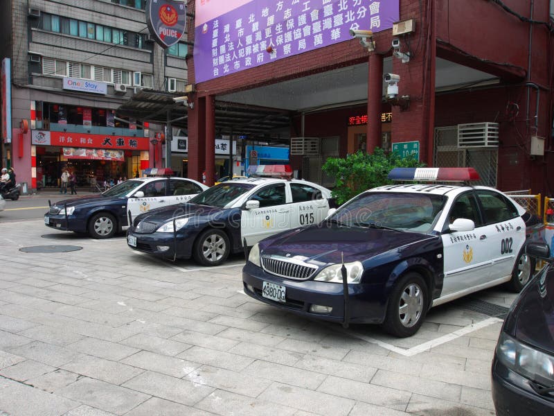 Taipei police car editorial photo. Image of police, station - 22193171
