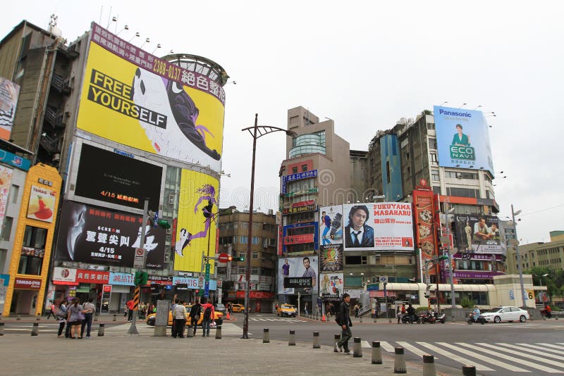 The Taipei Police Station at Ximen Editorial Image - Image of cloud ...