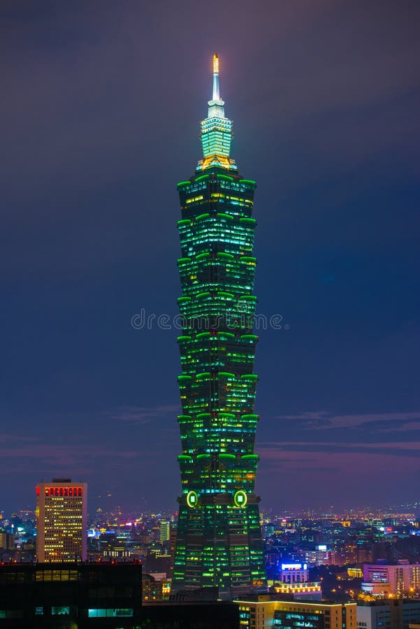 Taipei 101 skyscraper stock photo. Image of building - 55910444