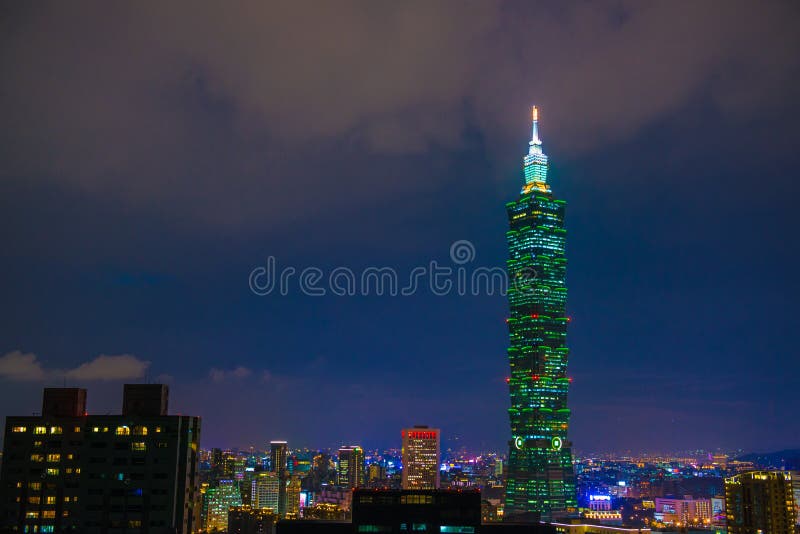 Taipei 101 skyscraper stock photo. Image of outdoors - 55910518