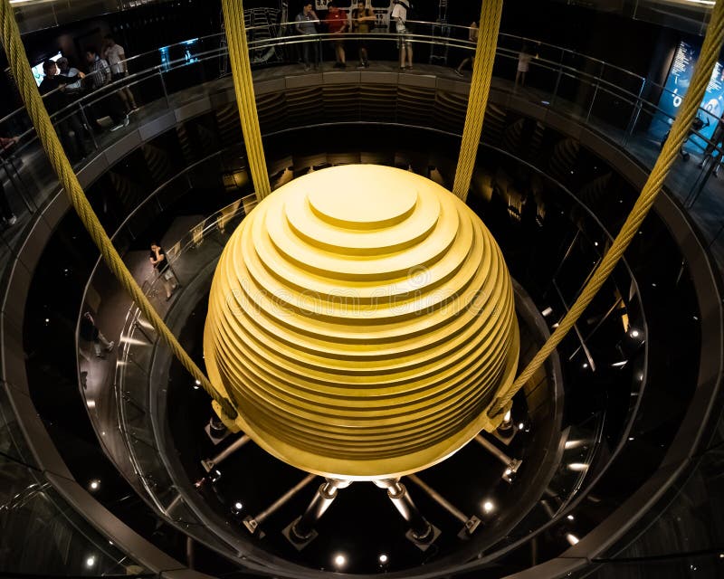 The Tuned Mass Damper Of Taipei 101 In Taiwan