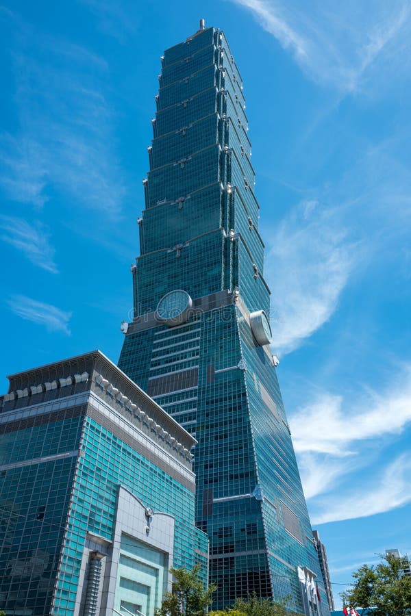 The Taipei101 Tower in Taipei, Taiwan. Editorial Image - Image of ...
