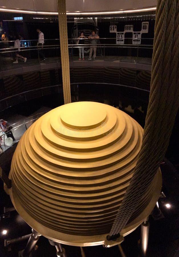 Taipei 101 Tuned Mass Damper Editorial Photography - Image of ...