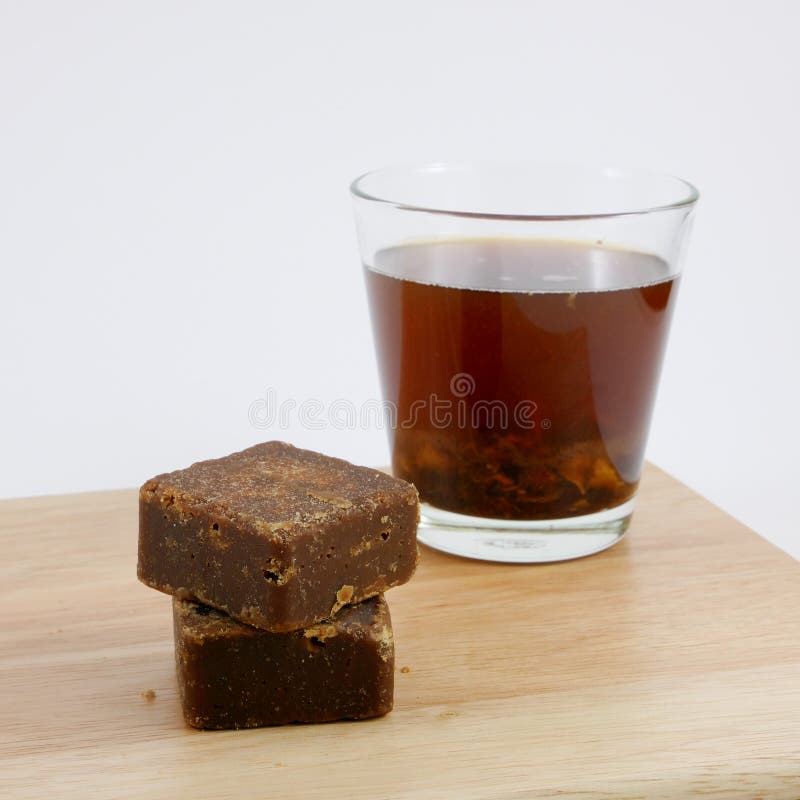 Taiwan Brown Sugar Ginger Tea Cubes Stock Image - Image of natural ...