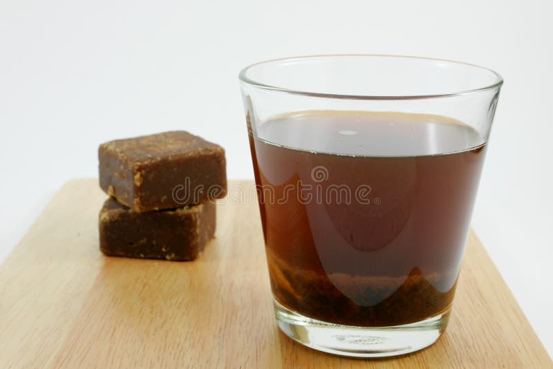 The Taiwan Brown Sugar Ginger Tea Cubes Stock Photo - Image of ...