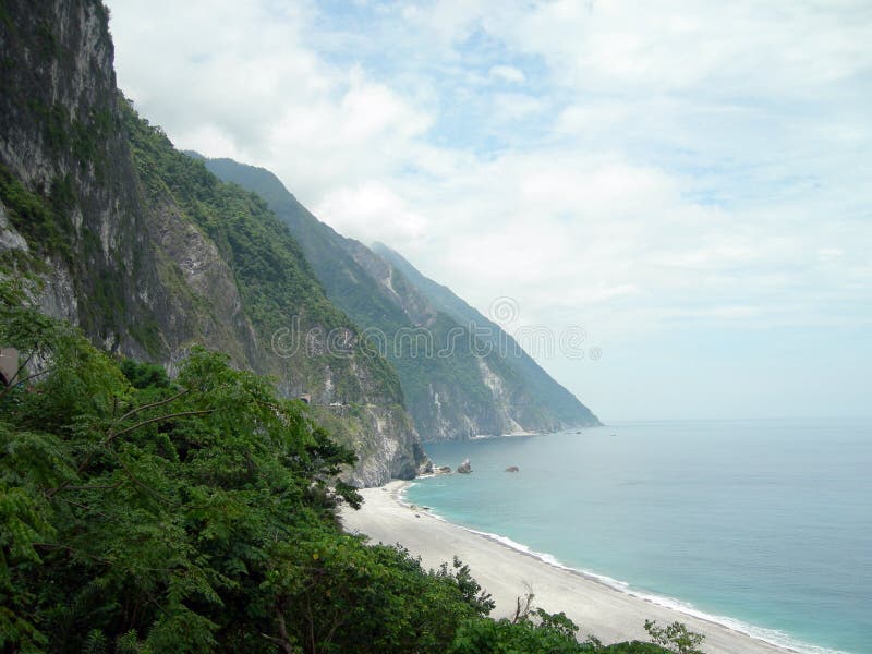 Taiwan East and the Pacific Phase of the Mountain Stock Photo - Image ...