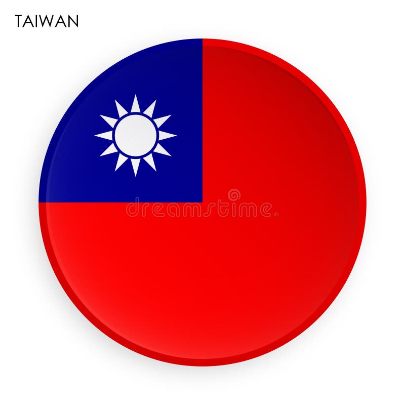 Taiwan Round Flag Icon Stock Illustrations – 267 Taiwan Round Flag Icon ...