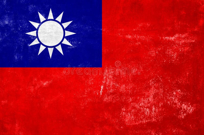 Taiwan Flag stock image. Image of canvas, national, vintage - 87800049