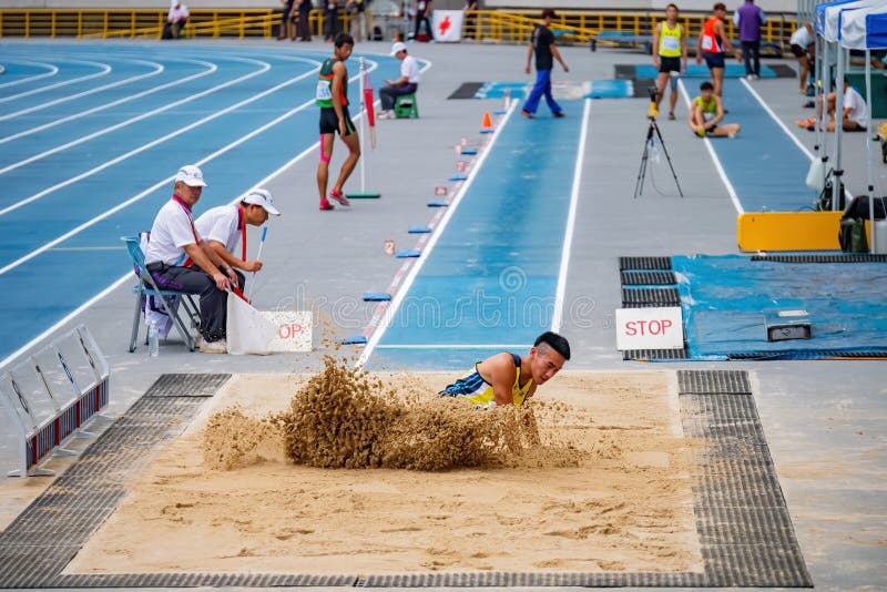 Long Jump in the National Games Editorial Stock Photo - Image of asia ...