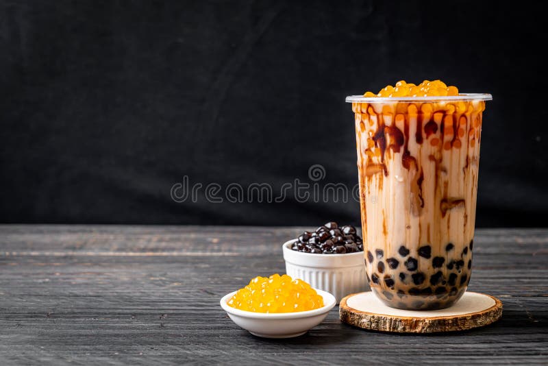 Taiwan Milk Tea with Bubble Stock Image - Image of fruity, chinese ...