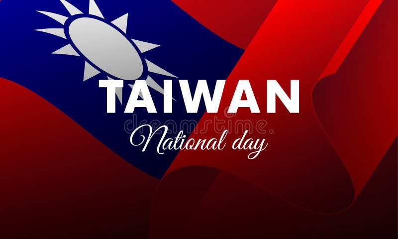 Taiwan National Day. Vector Illustration. Stock Illustration ...
