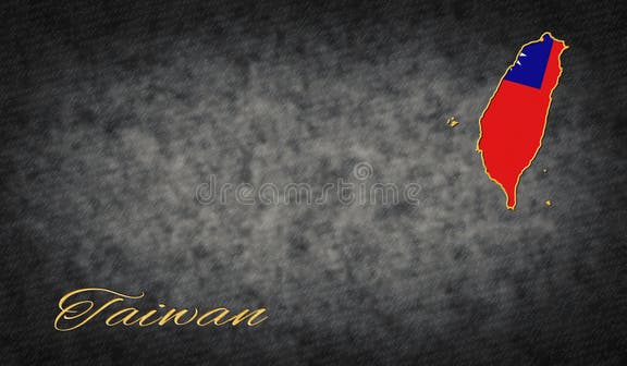 Taiwan Symbols, Map of Taiwan Stock Image - Image of flag, historic ...