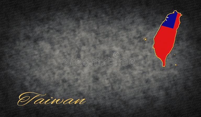 Taiwan Symbols, Map of Taiwan Stock Image - Image of flag, historic ...