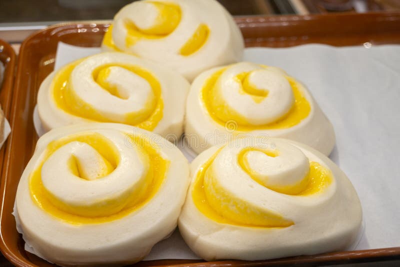 Taiwanese Cheese Rolls in Tainan, Taiwan Stock Image - Image of white ...