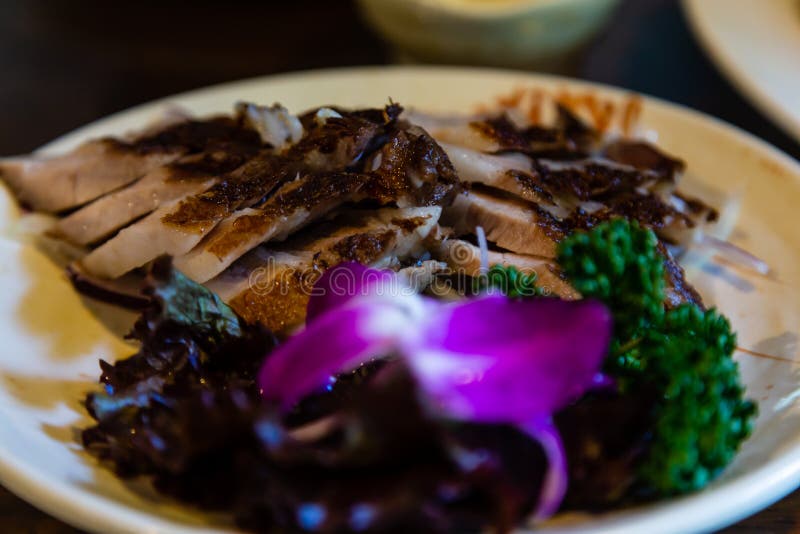 Taiwanese Mountain Pig with Vegetables Stock Photo - Image of rustic ...