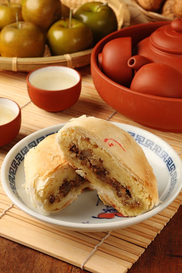 Pig Blood Cake stock photo. Image of cake, brown, cilantro - 26770376