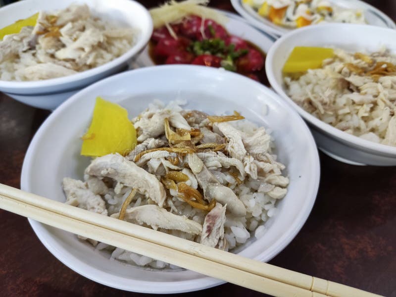 Taiwanese Turkey Rice Closeup in the Plate Stock Image - Image of fresh ...