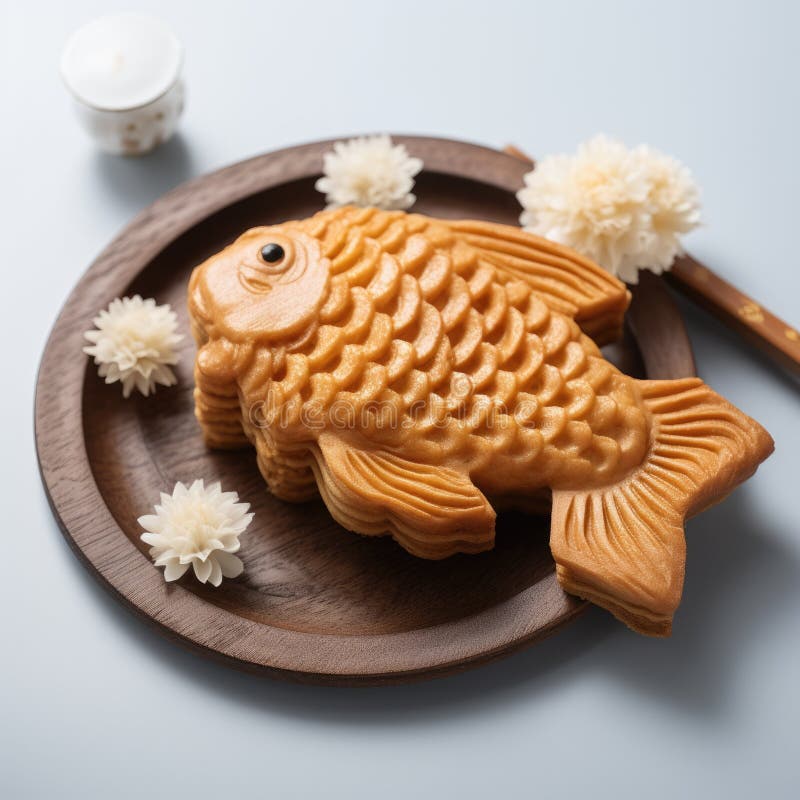 Traditional Japanese Taiyaki . Ai Generated Stock Illustration ...