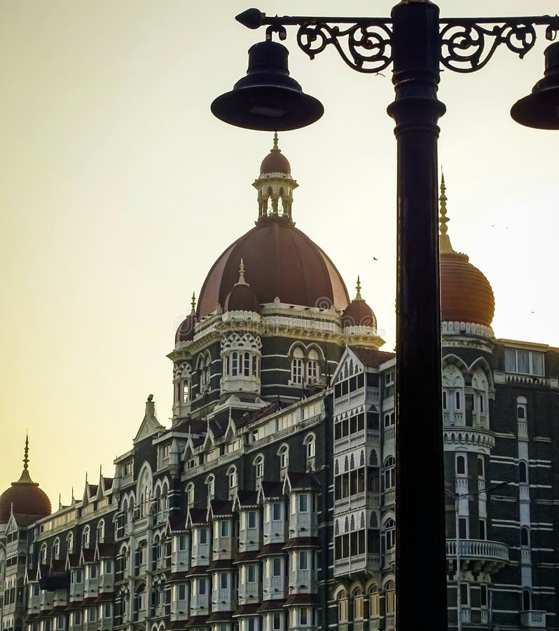 The Taj hotel stock photo. Image of landmark, arch, building - 244331648