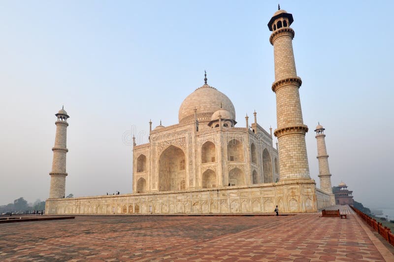 The Side Building in the Taj Mahal, India Stock Photo - Image of inlaid ...
